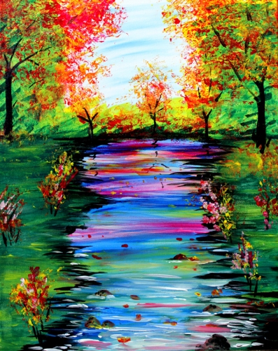 Paint Nite: Fall Stream with Painted by Baylee, 09/21/2024
