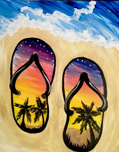 Paint Nite: Malibu Beach Party with Lindsey Clark, 07/21/2024