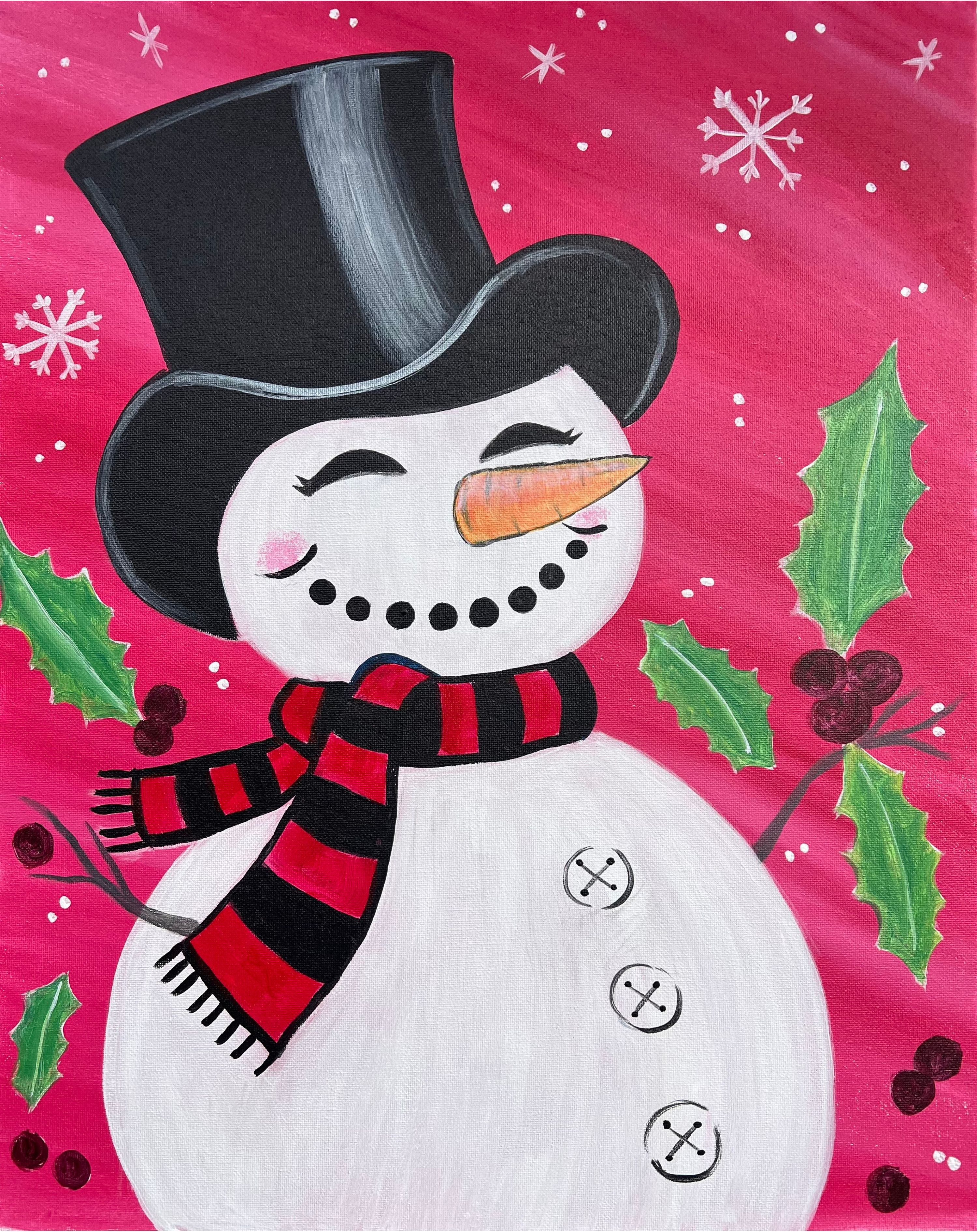 Jolly Snowman Tickets, Tue, Dec 16, 2025 at 6:00 PM | Paint Nite