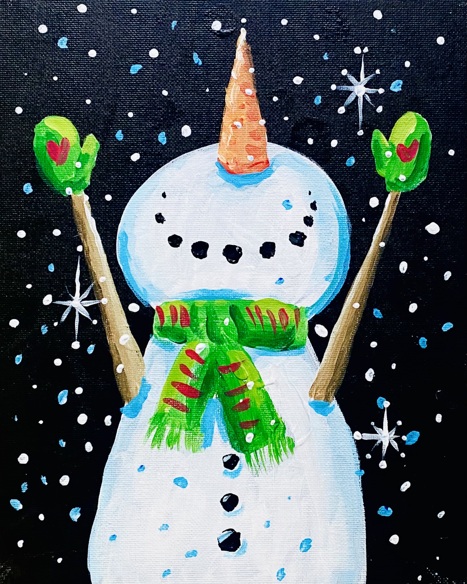 Paint Nite: The Magical Snowman with Antoinette Evola , 11/20/2024