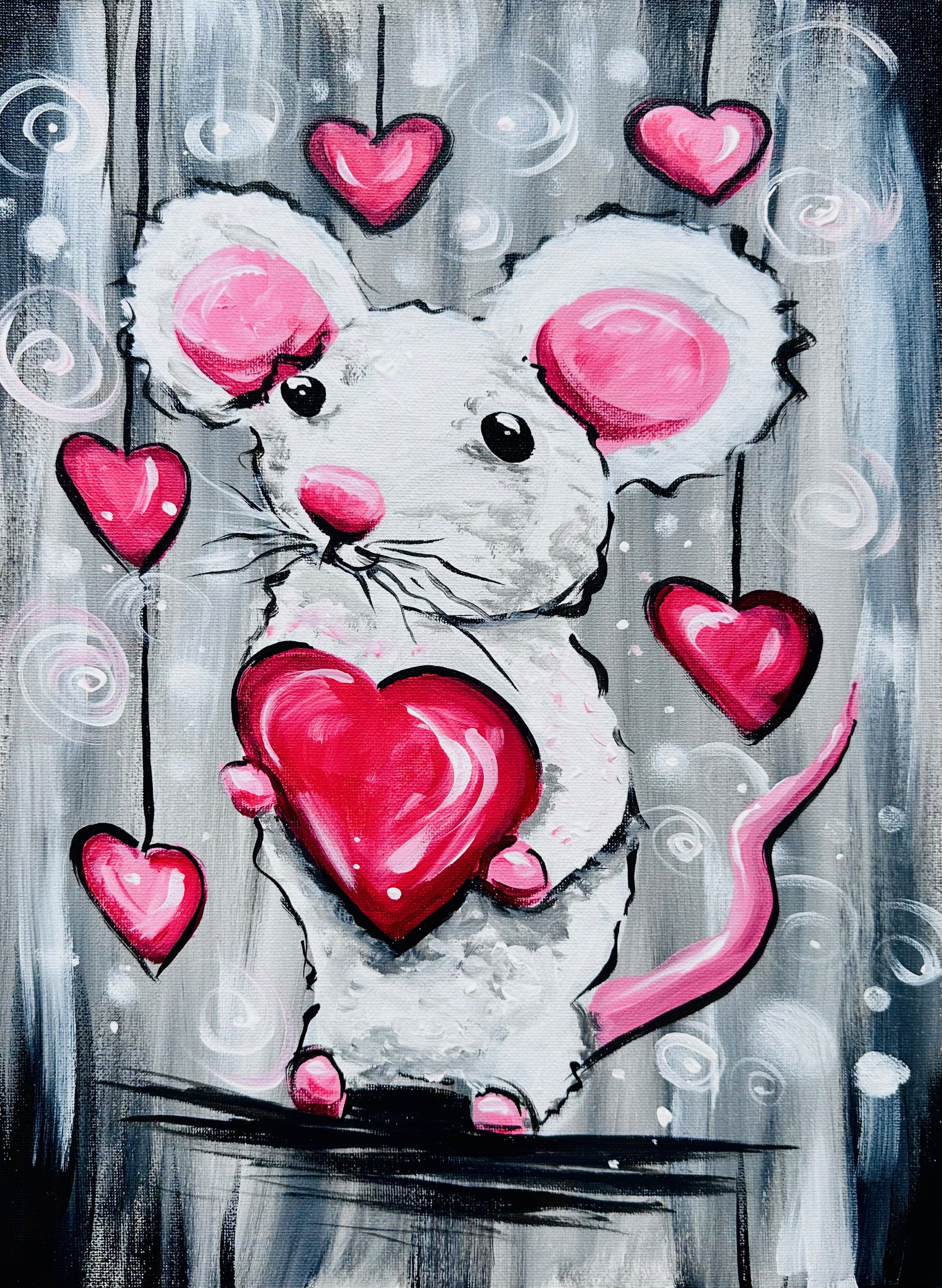 Book I Love You Mouse - On-Demand Paint Nite