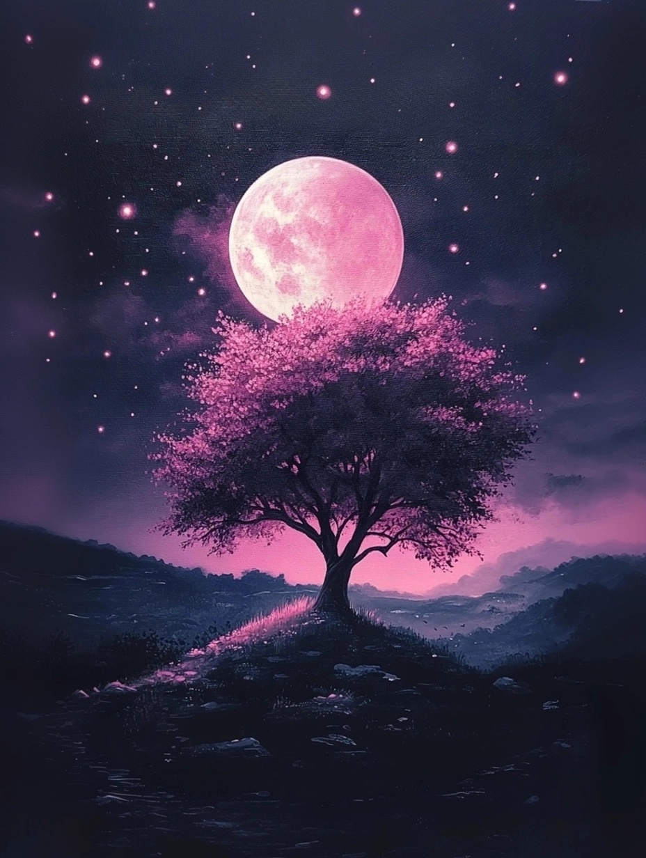 Pink Moonlight Dreams Tickets, Sat, Oct 25, 2025 at 6:00 PM | Paint Nite
